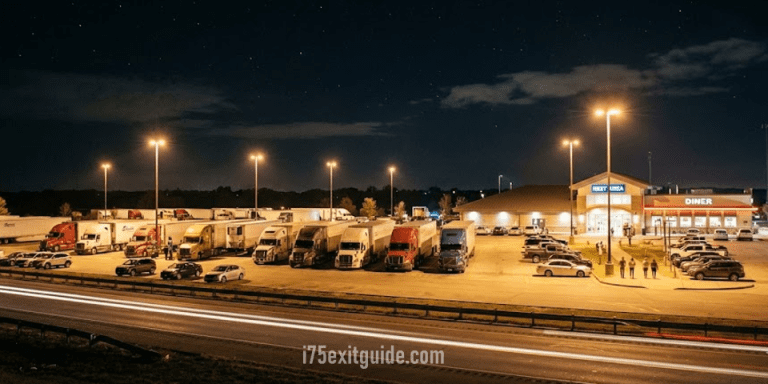 Overnight Parking at I-75 Rest Areas: State-by-State Rules Guide